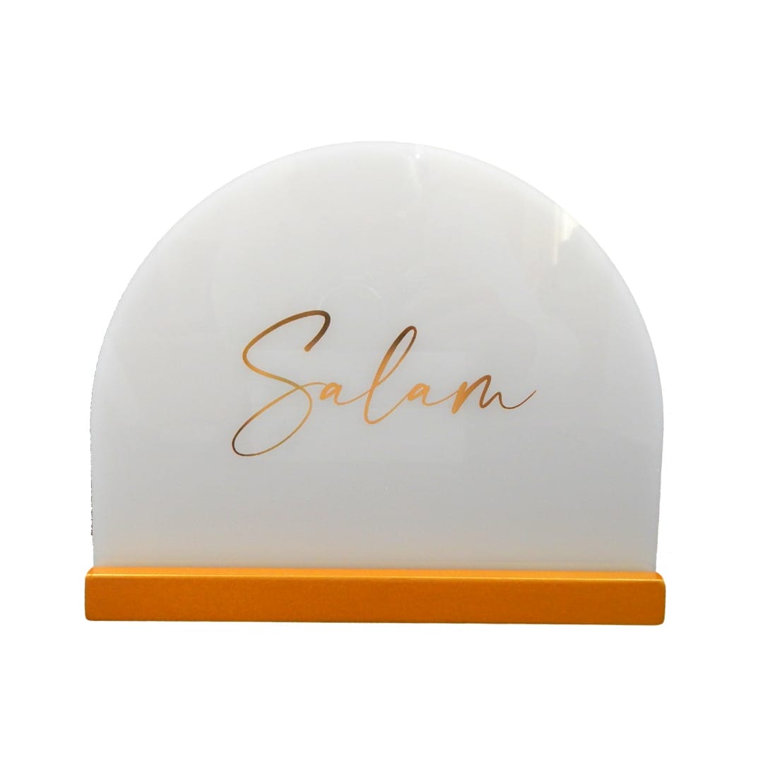 Acrylic Candle Plaque Display - Home Bundle - Peacock Supplies